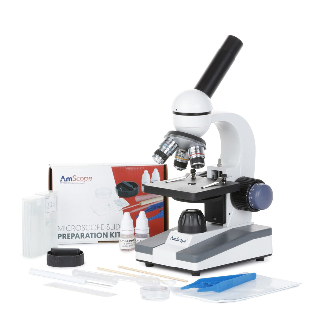 AmScope M150 Series Portable Student Monocular Compound Microscope 40X – AmScope UK