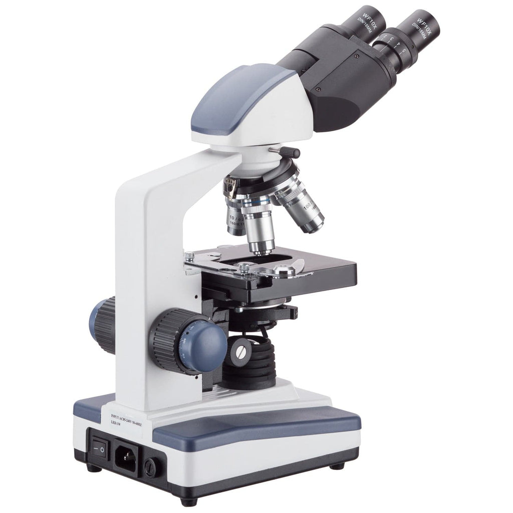 AmScope B120 Series Binocular Compound Microscope 40X-2000X Magnificat ...