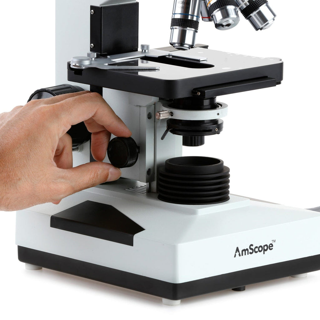 AmScope B490 Series Professional Biological Binocular Compound Microsc ...