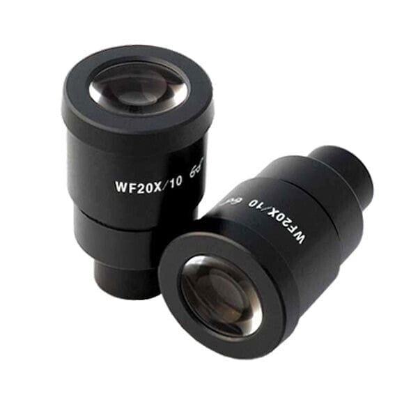 AmScope Pair of Super Widefield 20X Microscope Eyepieces (30mm ...