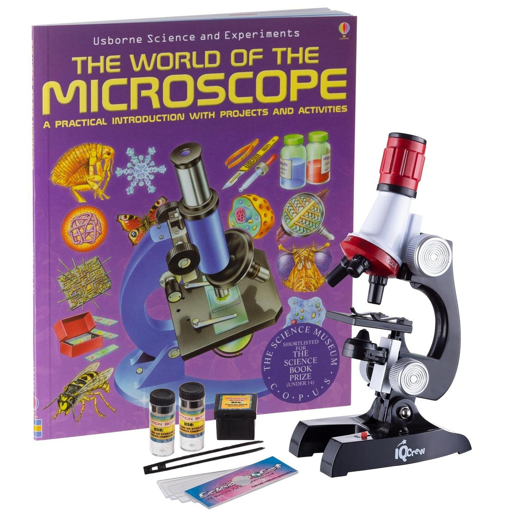 AmScope Kids Beginner Compound Microscope 100X-1200X Magnification LED ...